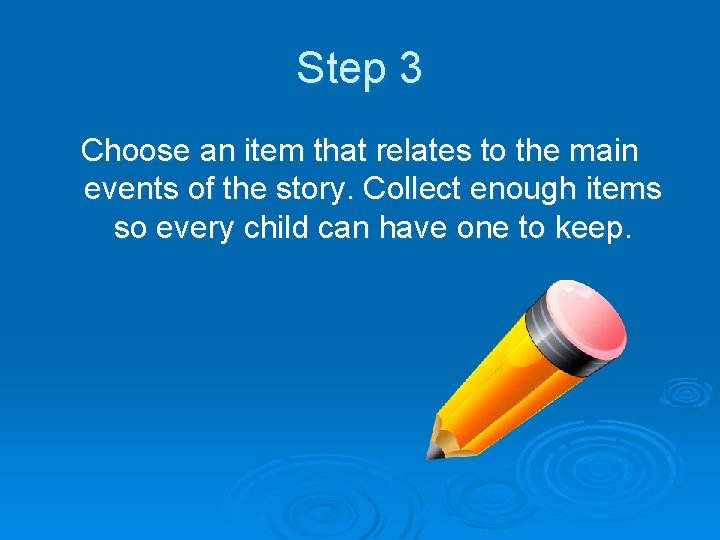 Souvenir Bits Using items from a story and
