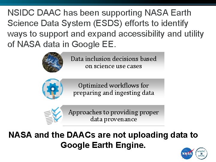 Tool Review and Assessment NSIDC DAAC UWG 11