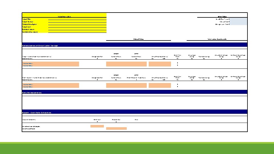 Research Services Benefit Quantification Process What is it