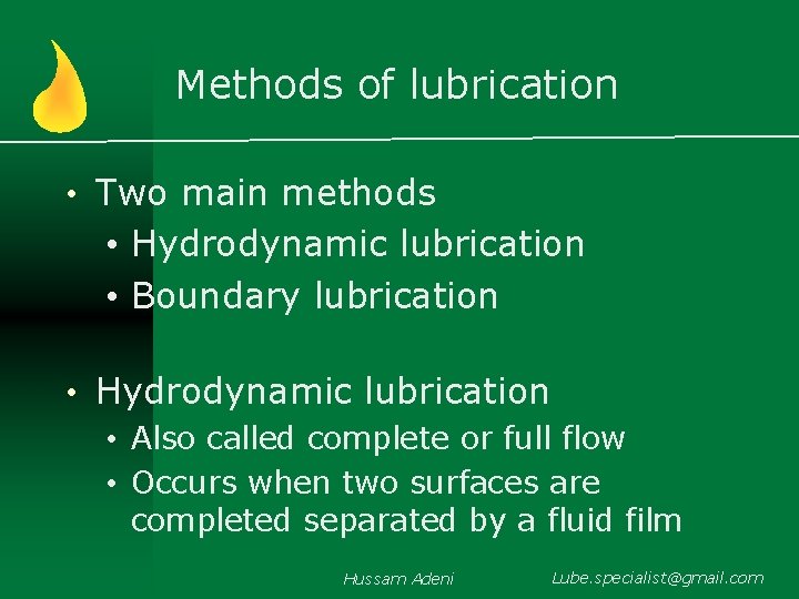 The Basics of Lubricants and lubrication Lube specialistgmail