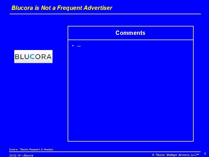 Blucora A Provider of Technology Brokerage Services for