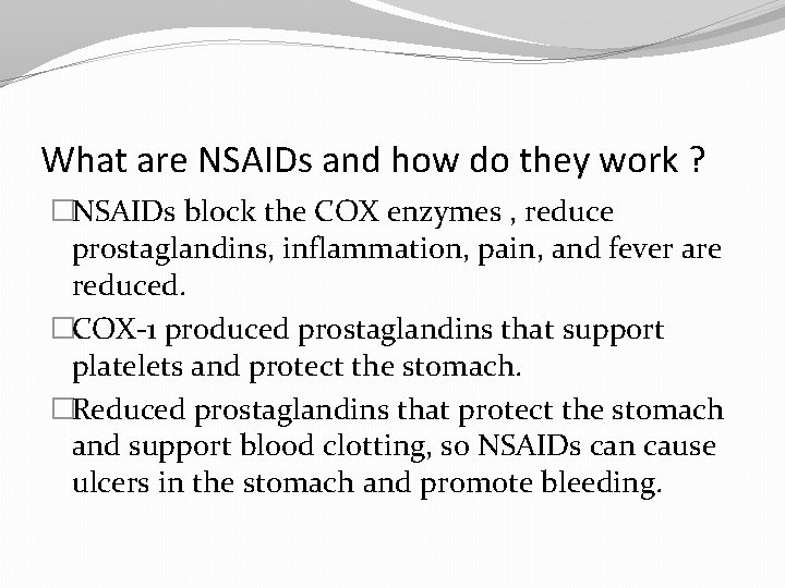 ANTI INFLAMMATORY DRUGS AND ANALGESICS Inflammation it is