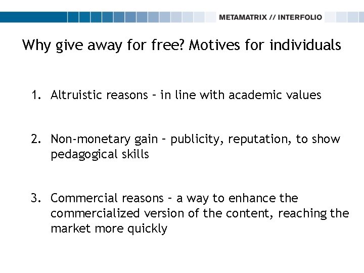 Better universities with free content the future of