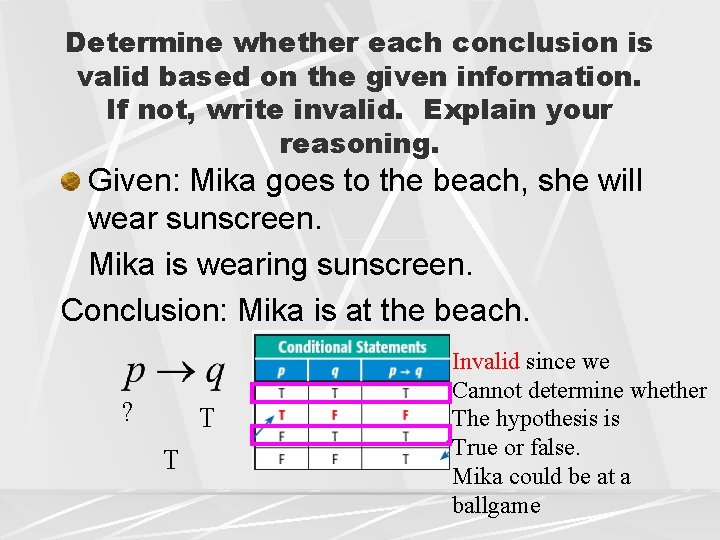 Geometry Lesson 2 4 Deductive Reasoning Objective Use