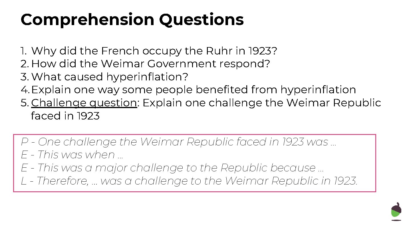 History Weimar and Nazi Germany Lesson 6 Worksheet