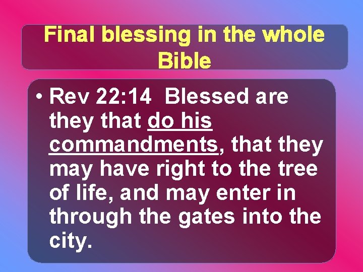 Seven Blessings of Revelation PAY DAY Structure Rev