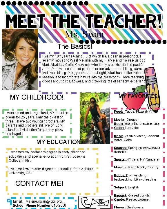 Ms Swan The Basics Insert photo here This