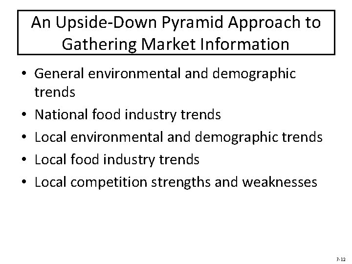 Chapter 7 The Business Plan Creating and Starting