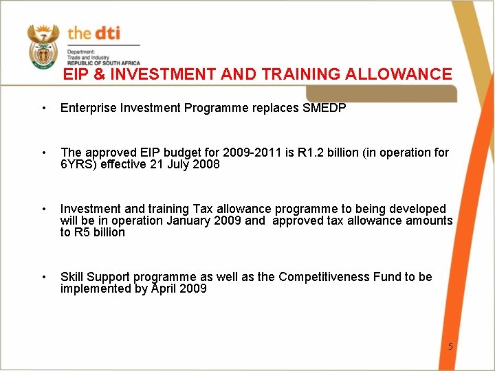 INCENTIVE PRESENTATION FOR DOH PHARMACEUTICAL INDUSTRY 4 September