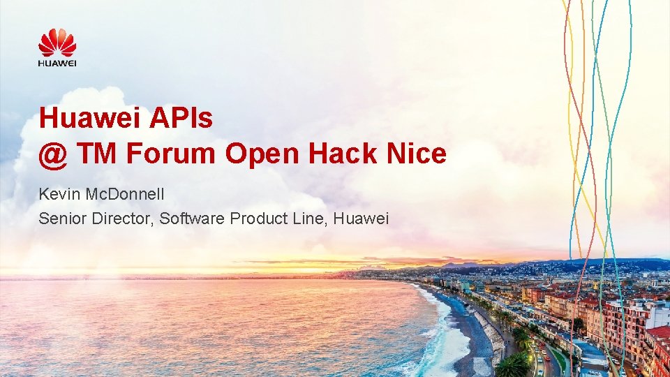 Huawei APIs TM Forum Open Hack Nice Kevin