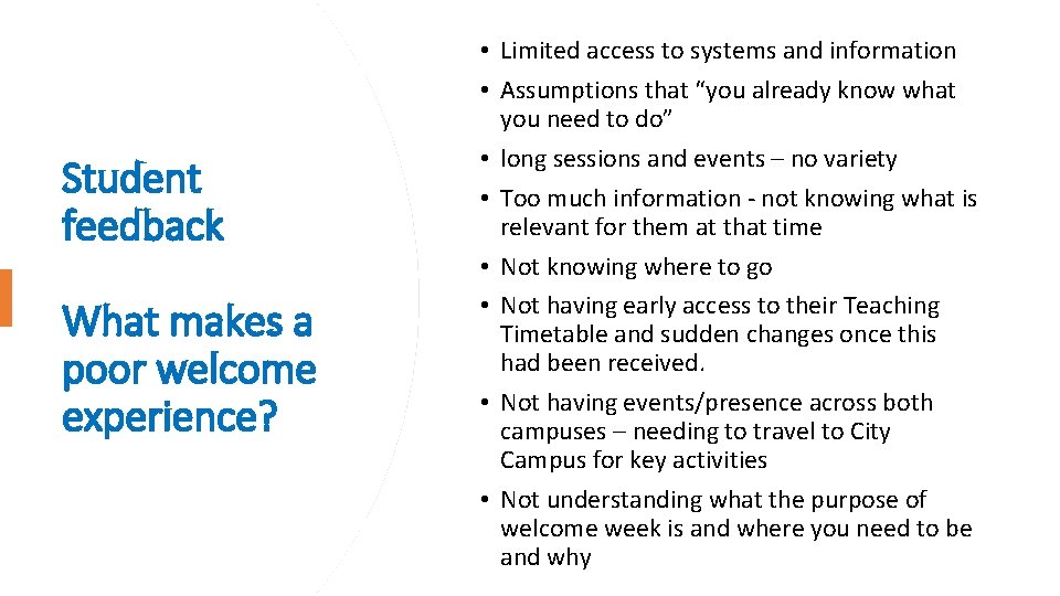 Hallam Welcome Framework Sarah Smart Student Transition and