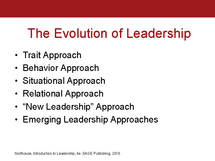 Chapter 1 Understanding Leadership Chapter Objectives Review the