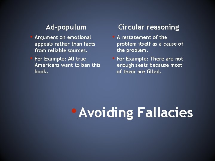 Fallacies Vince Definition of Fallacies Fallacies is an
