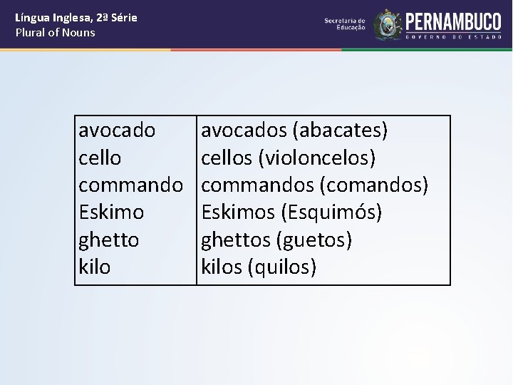 Cdigos Linguagens e suas Tecnologias Ingls Ensino Mdio