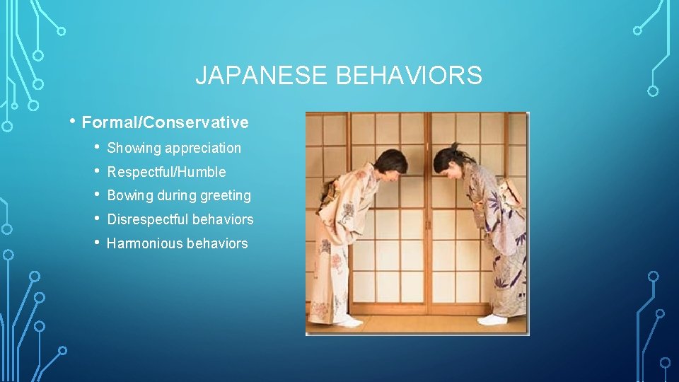 CULTURAL PRESENTATION EMOTIONS BEHAVIORS TRADITIONS LEARNING TEAM B