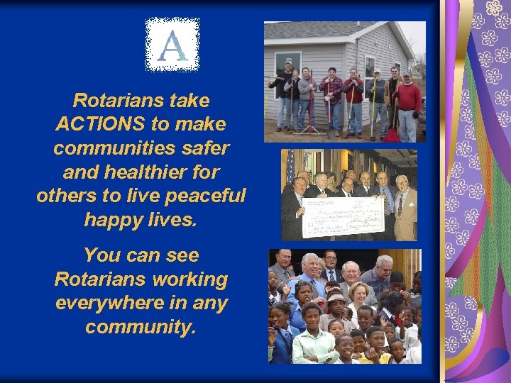 WELCOME BABYLON ROTARY CLUB The abcs of Rotary