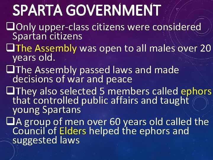 ATHENS AND SPARTA CITIZENSHIP Athens Men became citizens