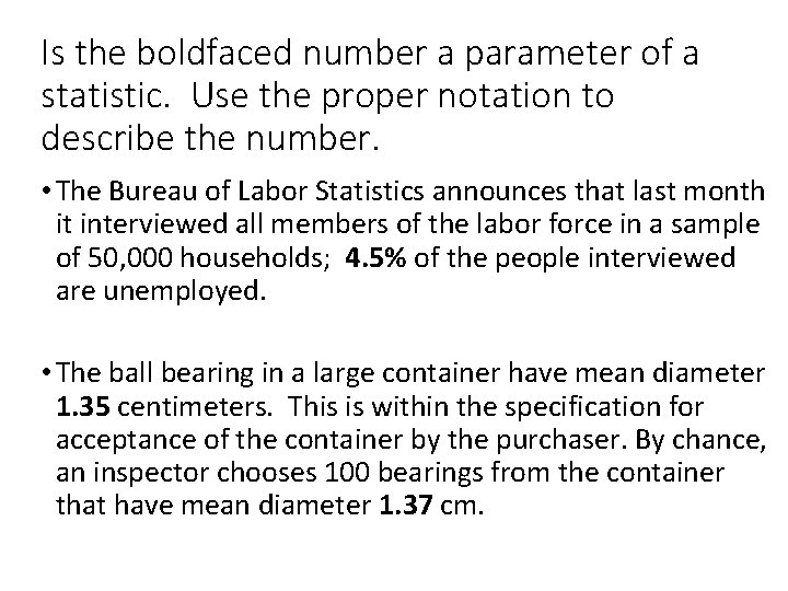 Sampling Distributions Day 1 and Day 2 9