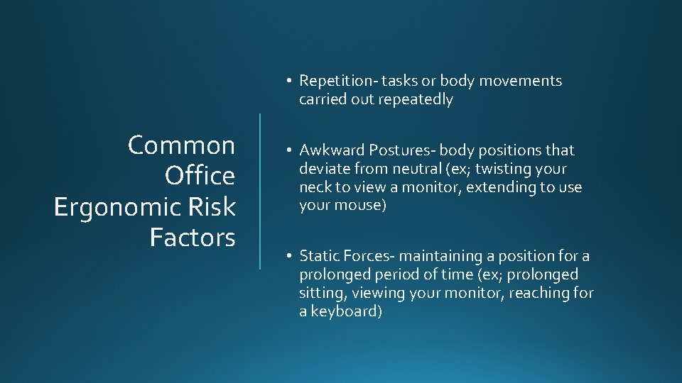 The Basics and Tips and Tricks Office Ergonomics