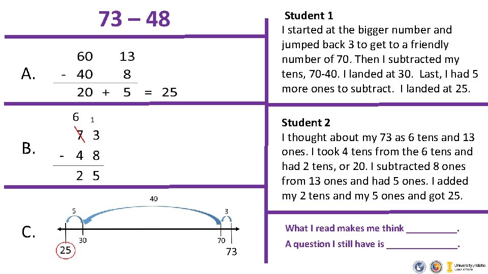 Routines for Reasoning Connecting Representations Thinking about ...