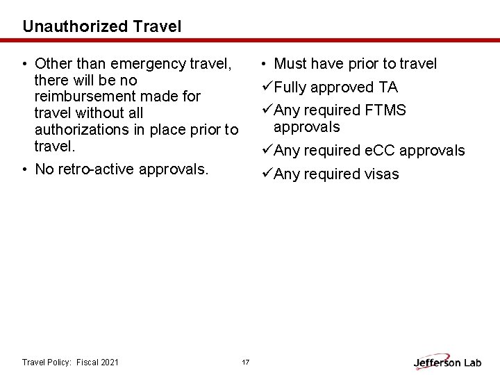 Travel Policy Update New and Improved Better Faster