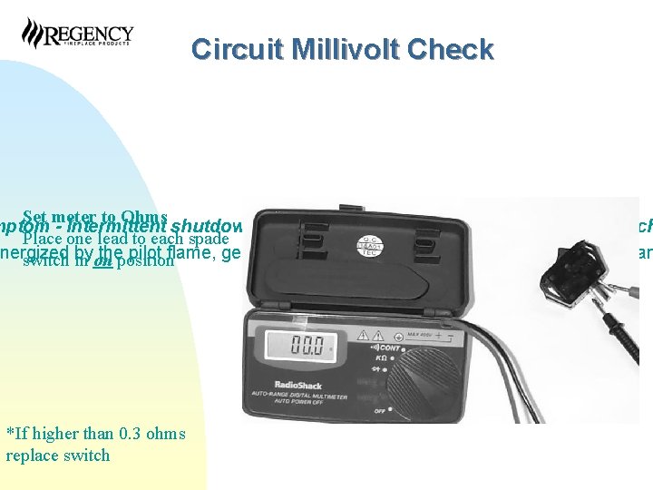 Millivolt Troubleshooting Guide Gas Products NOVA SIT Valves