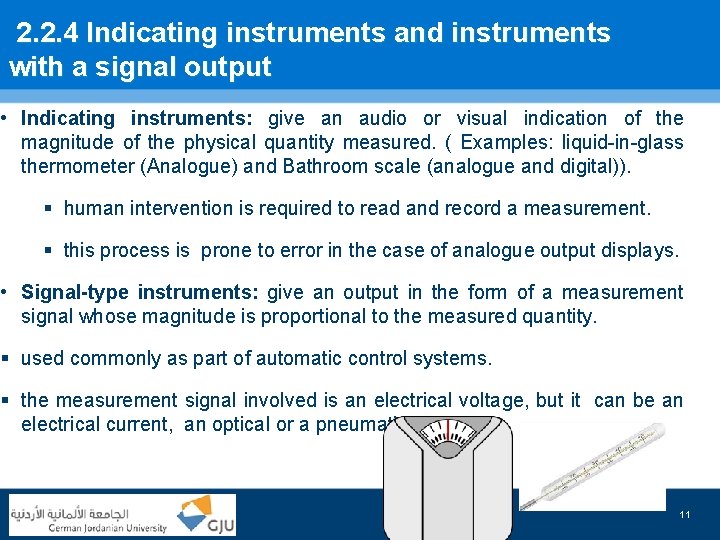 Instrumentation Measurement ME 342 Chapter 2 Instrument Types