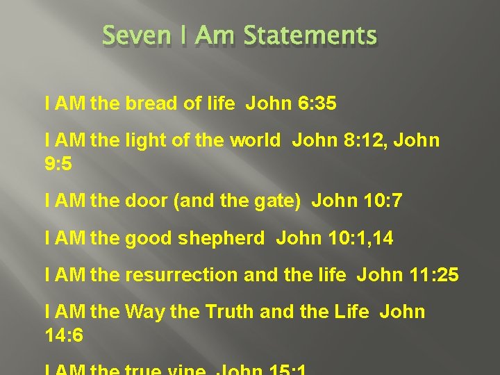 THE GOSPEL OF JOHN III Jesus at Cana