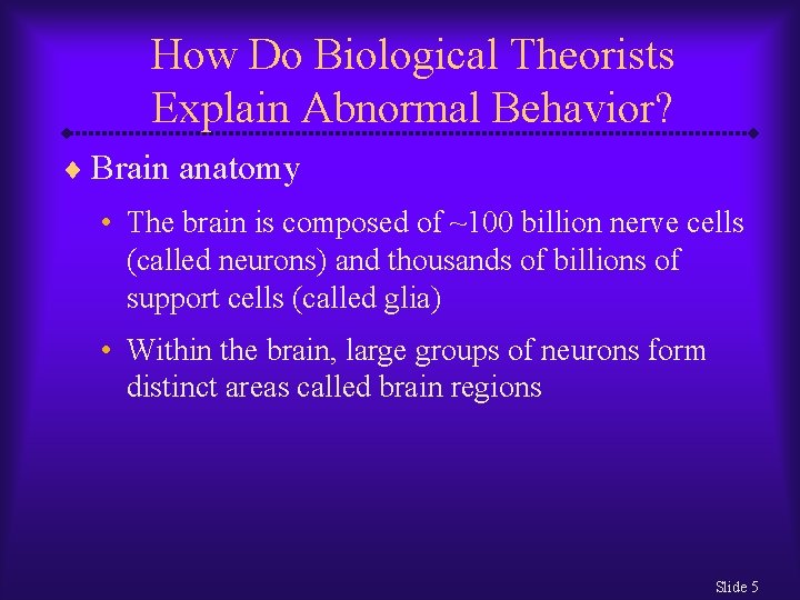 Chapter 3 Models of Abnormality Slides Handouts by
