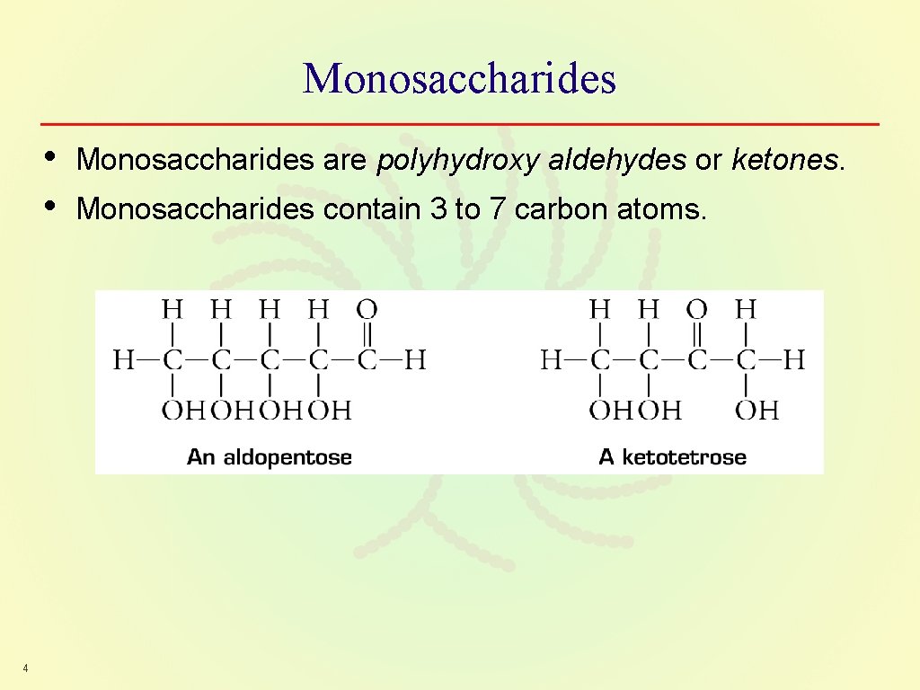 Chem 150 Unit 9 Biological Molecules II Carbohydrates