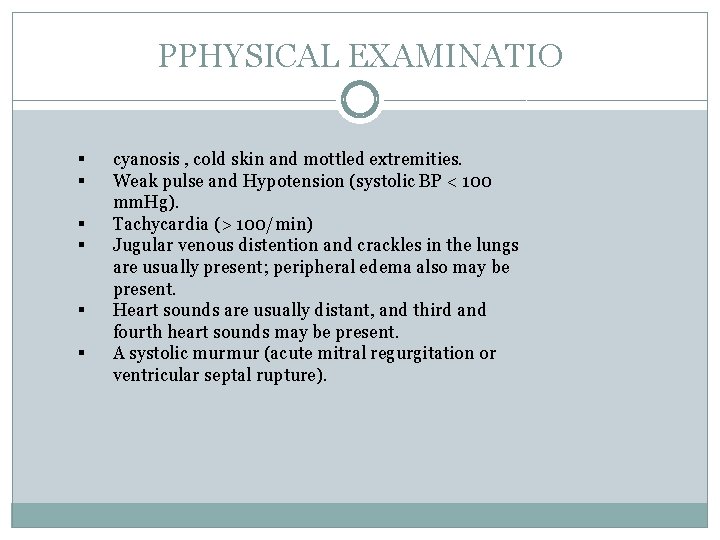 Cardiogenic Shock Definition of Cardiogenic Shock Inadequate tissue