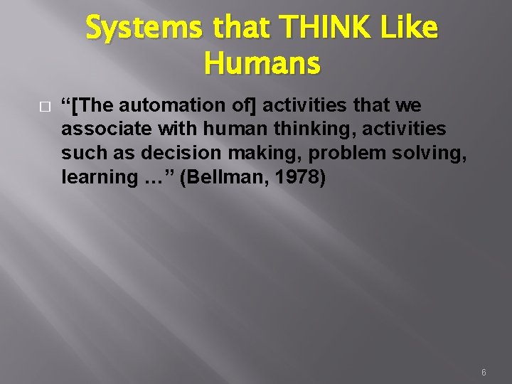 Intelligence Are things shown below Intelligent 1 Ex1