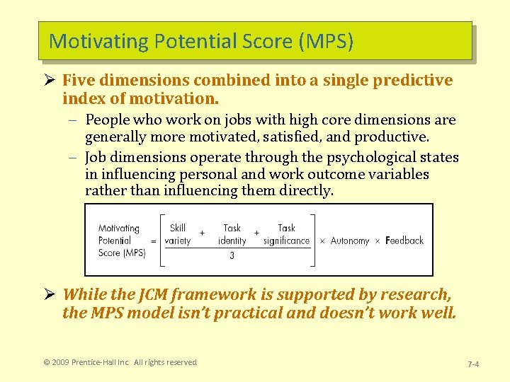 Chapter Robbins Judge Organizational Behavior 7 13 th