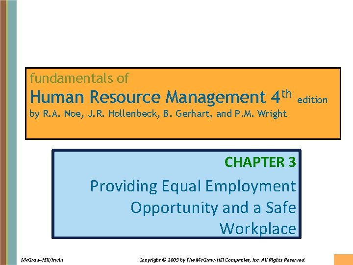 fundamentals of Human Resource Management 4 th edition