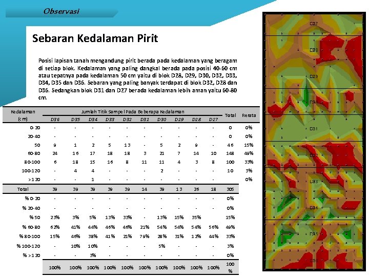 Contoh Observasi Lapangan di Lahan Sulfat Masam Metodologi