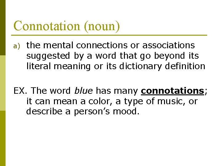 English 9 Vocabulary Lesson 1 Aspects of Language