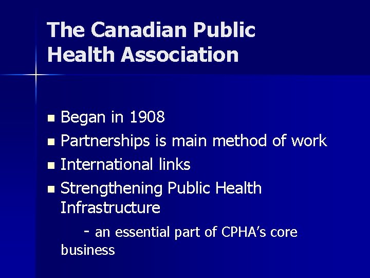 Public Health All Hands on Deck Elinor Wilson