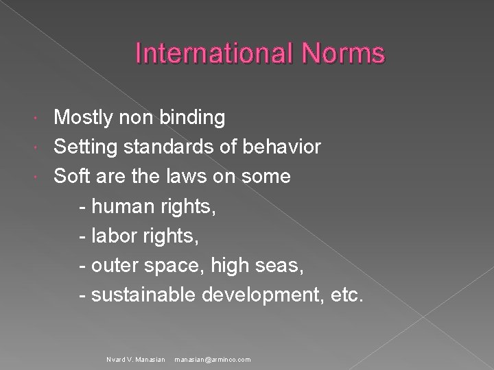 International Organizations Global Governance Nvard V Manasian ...