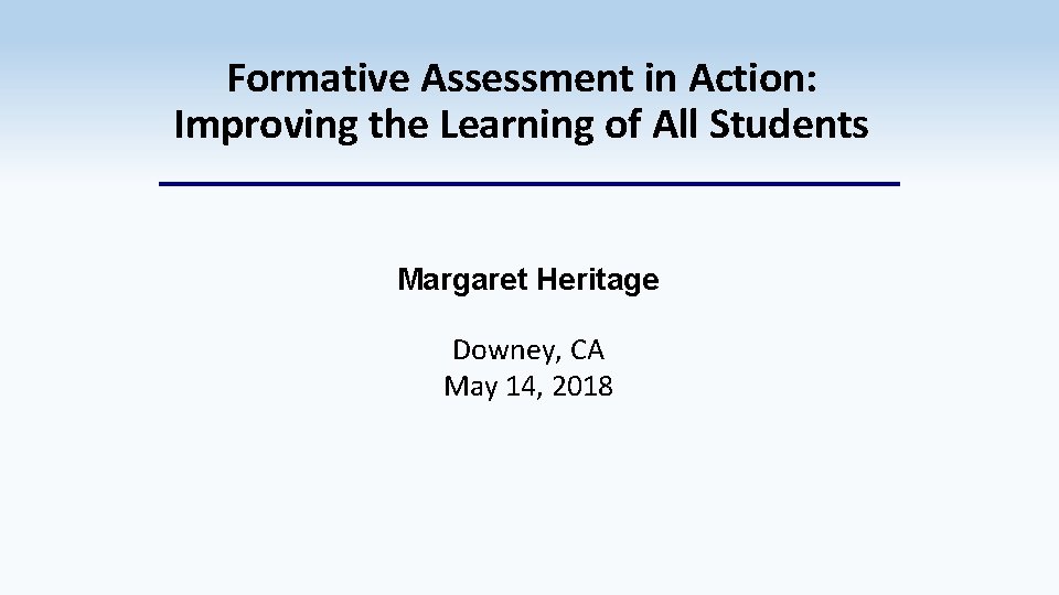 Formative Assessment in Action Improving the Learning of