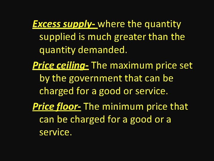 Chapter 6 Section 1 Equilibrium the point of