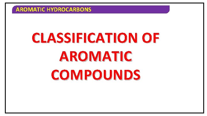 AROMATIC HYDROCARBONS AROMATIC HYDROCARBONS Introduction structure of ...