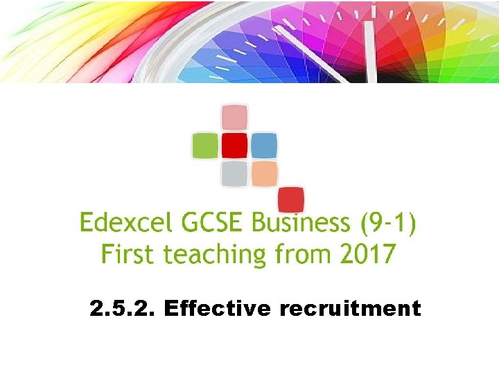2 5 2 Effective recruitment Worksheet From Edexcel