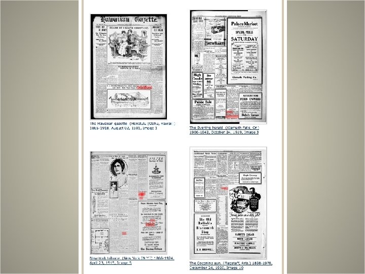 Chronicling America Historic American Newspapers The National Digital