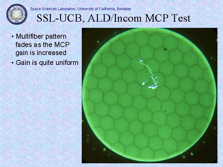 Space Sciences Laboratory University of California Berkeley Arradiance