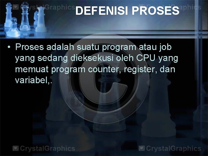 PROSESPROSES SISTEM OPERASI KONSEP PROSES Semua jenis komputer