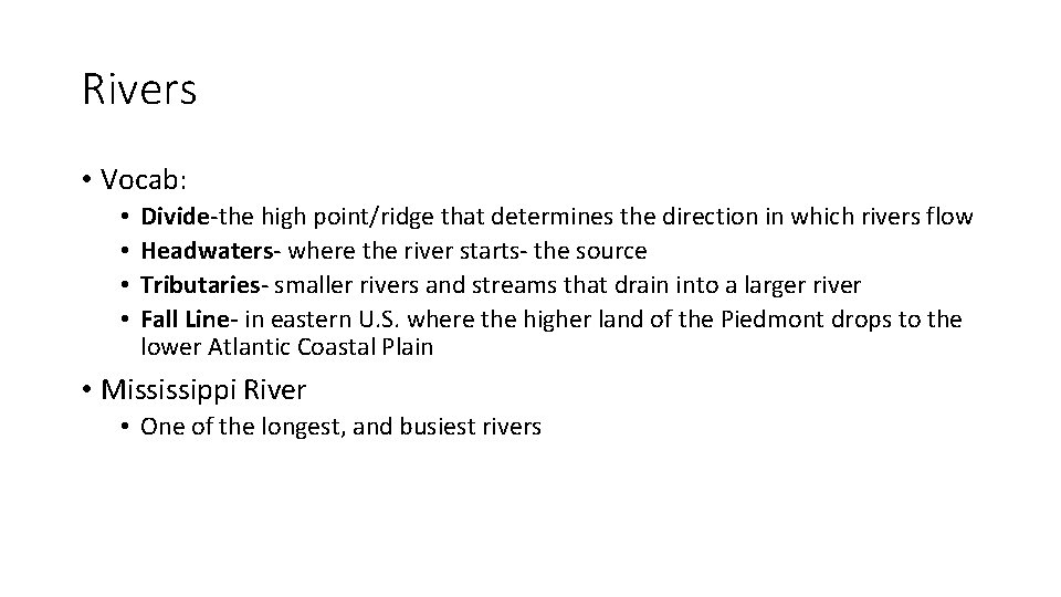 Western mountains plains and plateaus Pacific Mountain Ranges