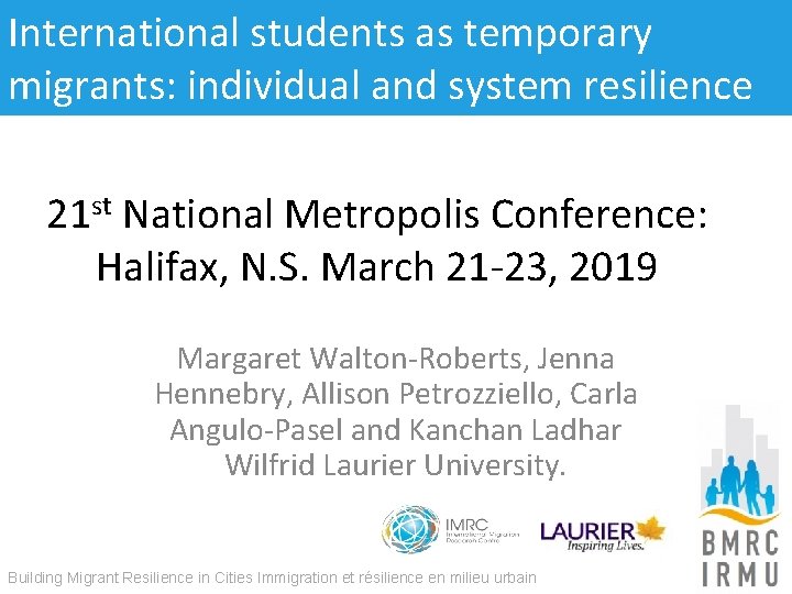 International students as temporary migrants individual and system