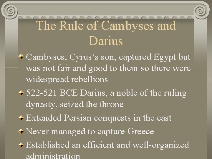 Ancient Greece Persia and Rome Overview Classical Civilization