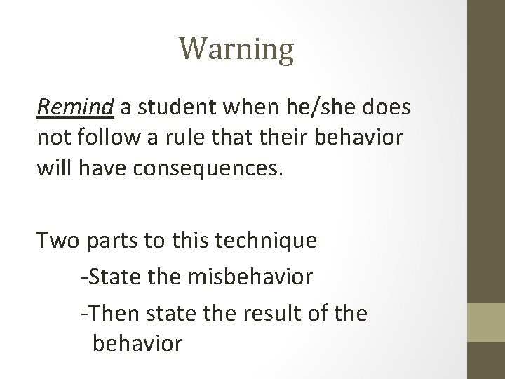 Techniques for Effective Guidance Positive Verbal Environment Use