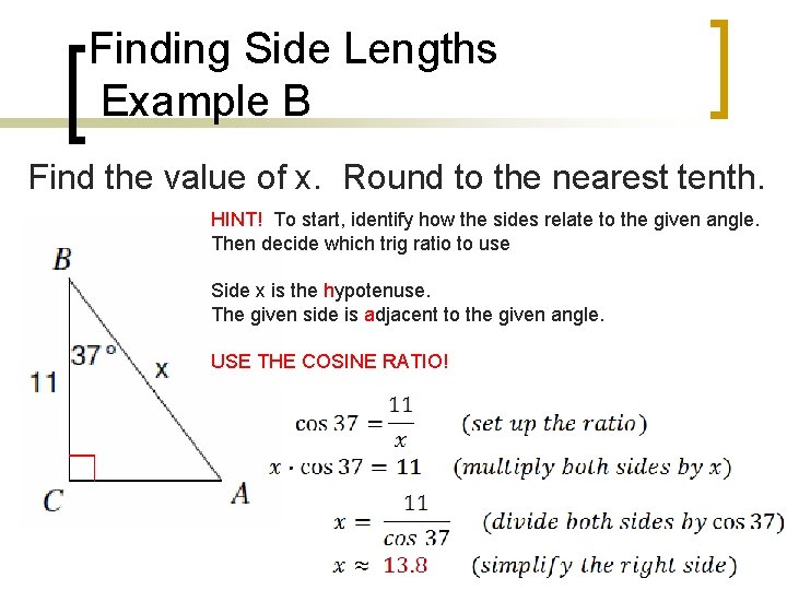 Exploring Trigonometric Ratios you will learn how to
